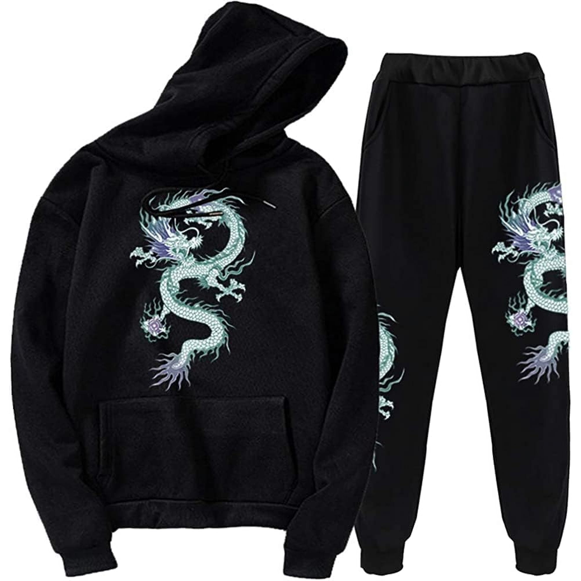 Click here for Murfeng Chinese Dragon Hoodie Dragon Print Hooded... prices