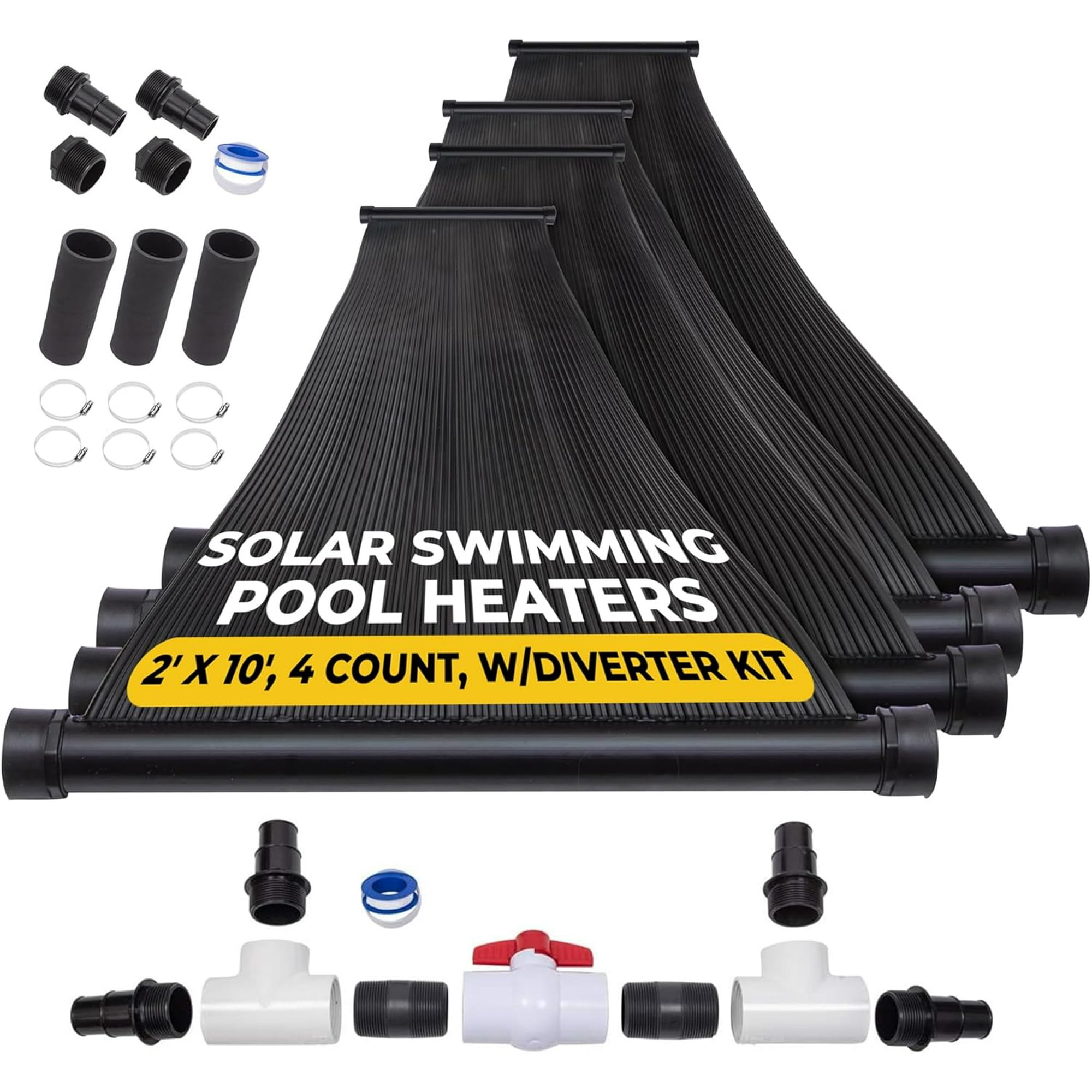 Click here for Sunquest Solar Pool Heater System - 4 (2ft X 10ft)... prices