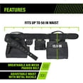 Big Time Products AWP Construction Work Tool Rig Belt with Padded Belt ...