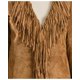 Scully Western Jacket Womens Boar Leather Fringe Maxi Lined L19 ...