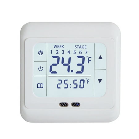 Electric Heating Thermostat with Touchscreen Lcd Display Smart 16A ...