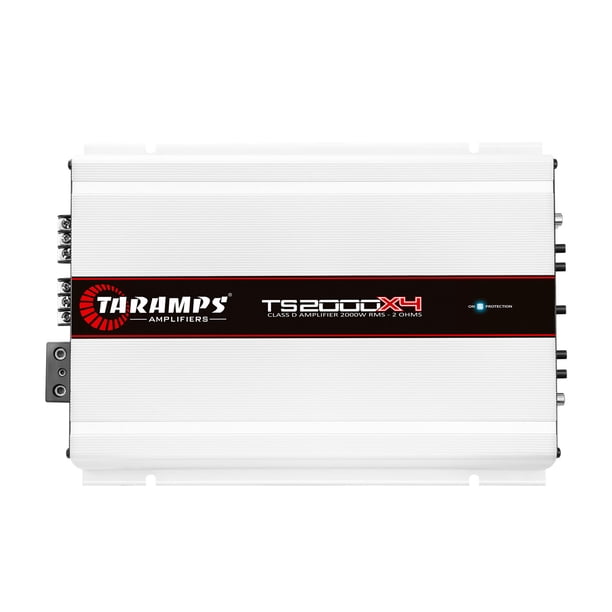 Taramps TS 2000X4 Class D 2000 Watt RMS 2 Ohms Car Audio 4 Channel ...