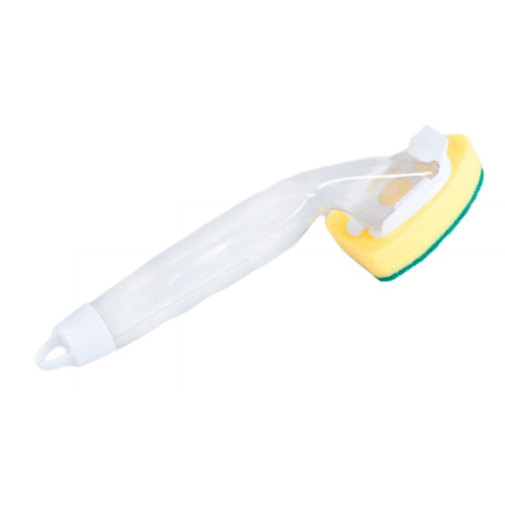 Dish Washing Tool Soap Dispenser Handle Refillable Bowls Pans Cups ...