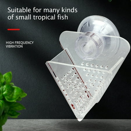 Yilovego Frozen Fish Funnel Feeding with Suction Cup Acrylic Food ...