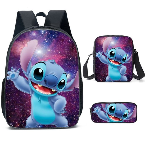 Stich Cartoon Stitch Backpack Casual Travel Backpack Stitch Schoolbag ...