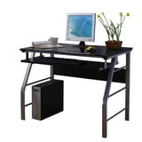 Kings Brand Furniture Contemporary Home Office Computer Desk, Chrome ...