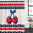66x72 Inch Shower Curtains for Bathroom, 4th of July Bath Curtain Decor ...