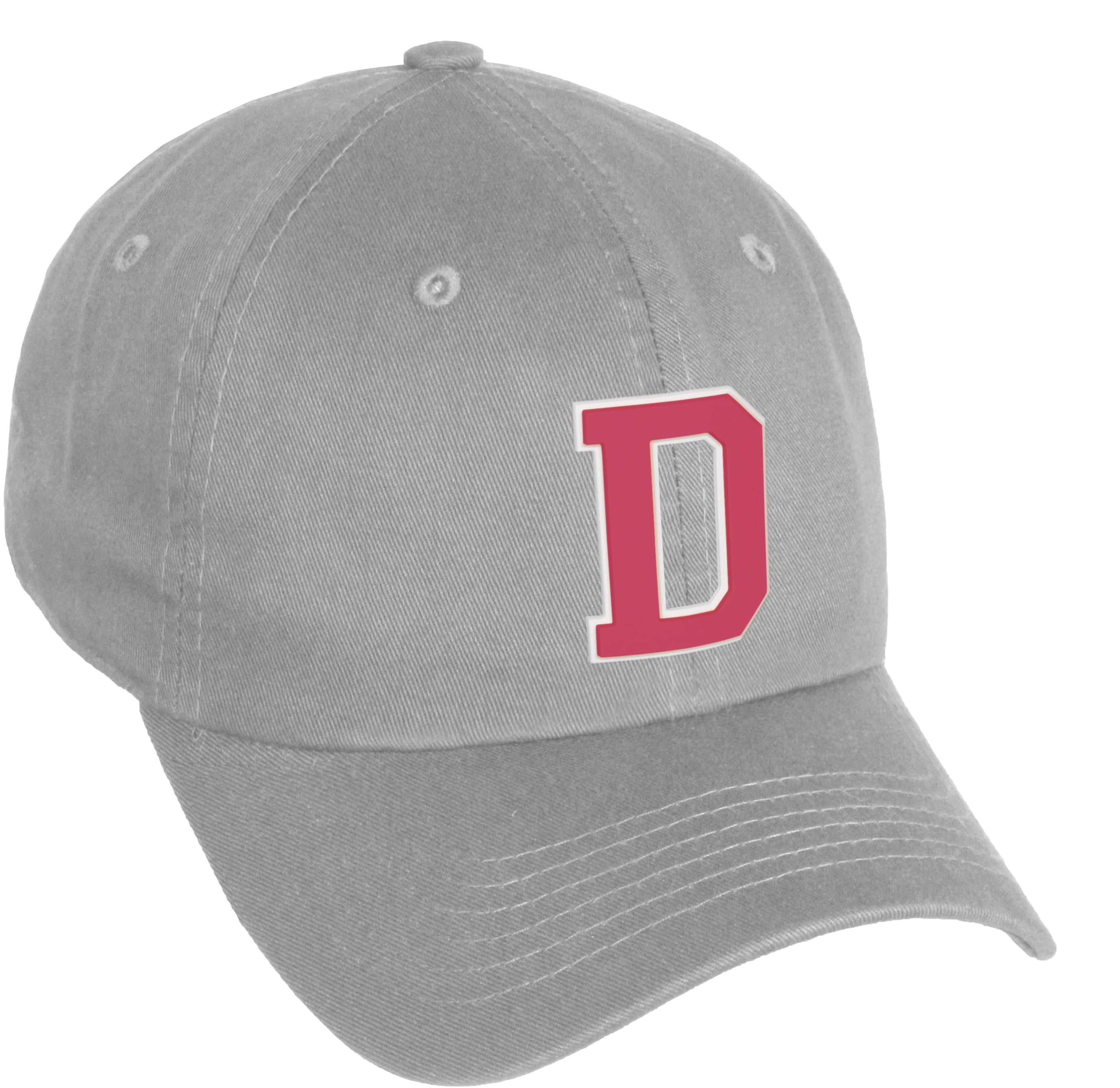 Daxton Classic 3D Varsity White Rose Initial Letters Baseball Dad Hat ...