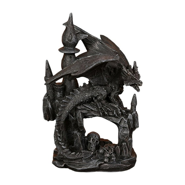 Dragon Statue Animal Sculpture Halloween Dragon Figurine Centerpieces ...