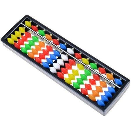 Xizioo Plastic Abacus 13 Digits Rods with Colorful Beads Abacus ...