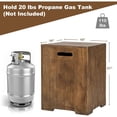 Outdoor Tank Hideaway Table, Propane Tank Cover for Standard 20 LBS ...
