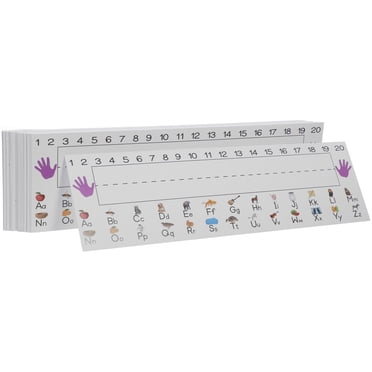 Carson-Dellosa Publishing Desk Nameplates Alphabet 9 1/2" x 3" 36/Set ...