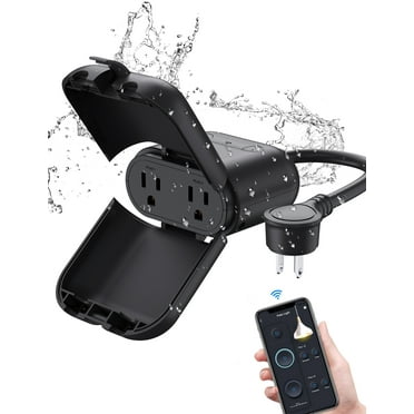 GE Lighting Cync Indoor Smart Plug 3 Pack, Bluetooth and Wi-Fi Outlet ...