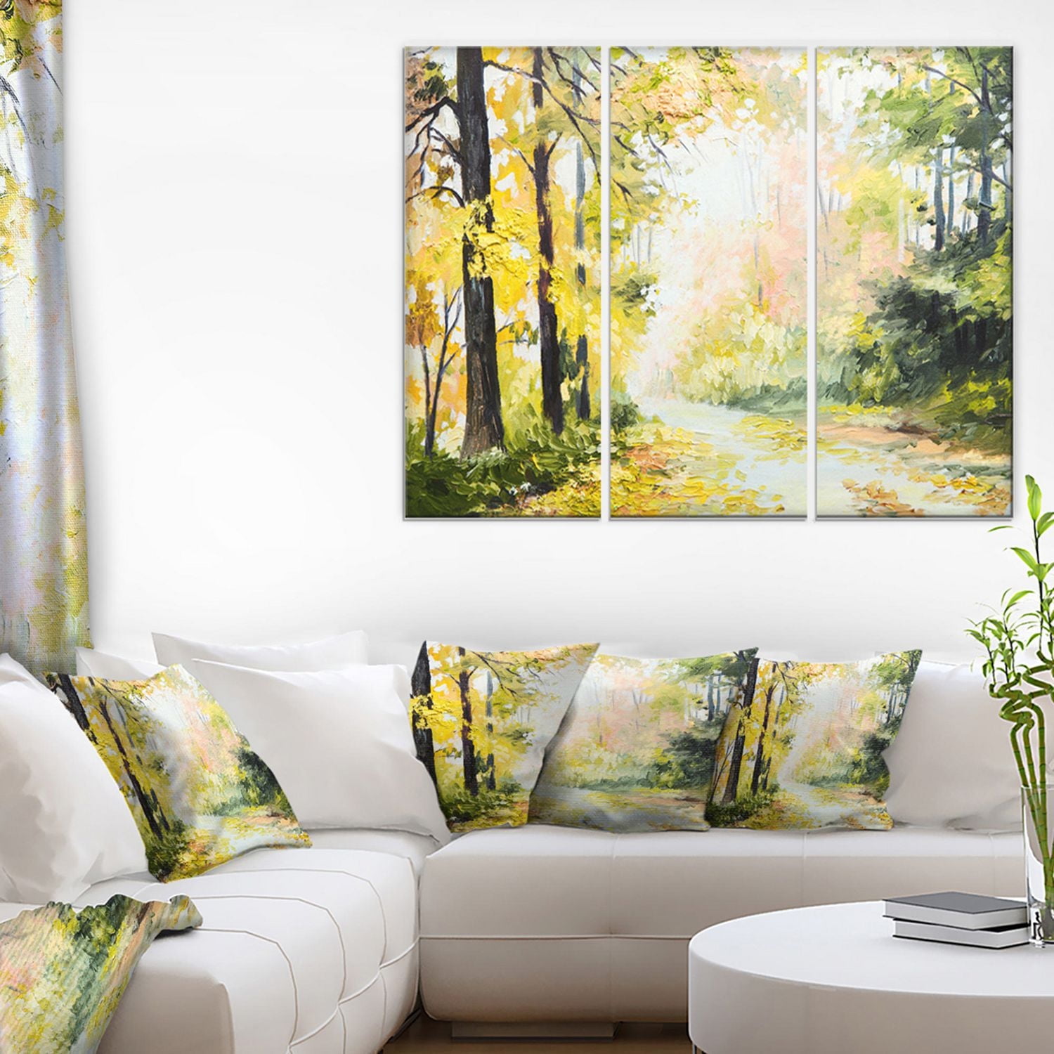 Design Art Road in Colorful Forest Canvas Print - Walmart.ca