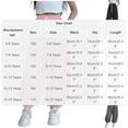 AGKIZG Unisex Ice Silk Dry Sun Protection Cuffed Long Pants Solid Color ...