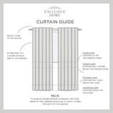 Home Velvet Heavyweight Hidden Tab Top Curtain Panel - Navy Blue ...