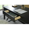 Linon Davis Modern Single Drawer Laptop Desk, Black - Walmart.com