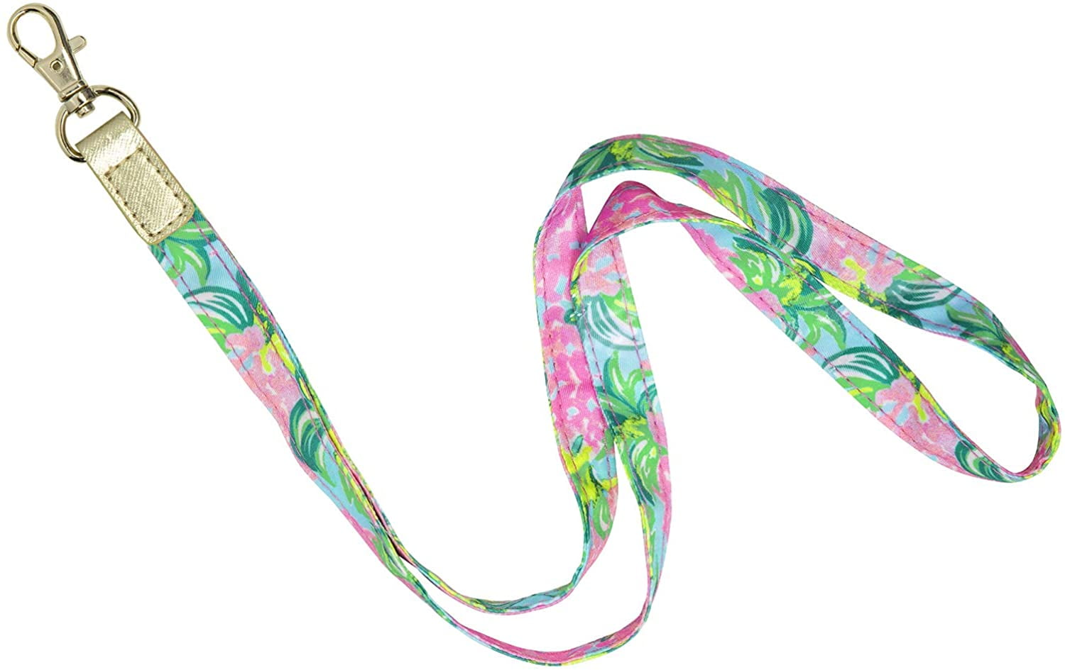 Lilly Pulitzer Lanyard with Metal Hook for ID Badges/Keys, Long Cute ...