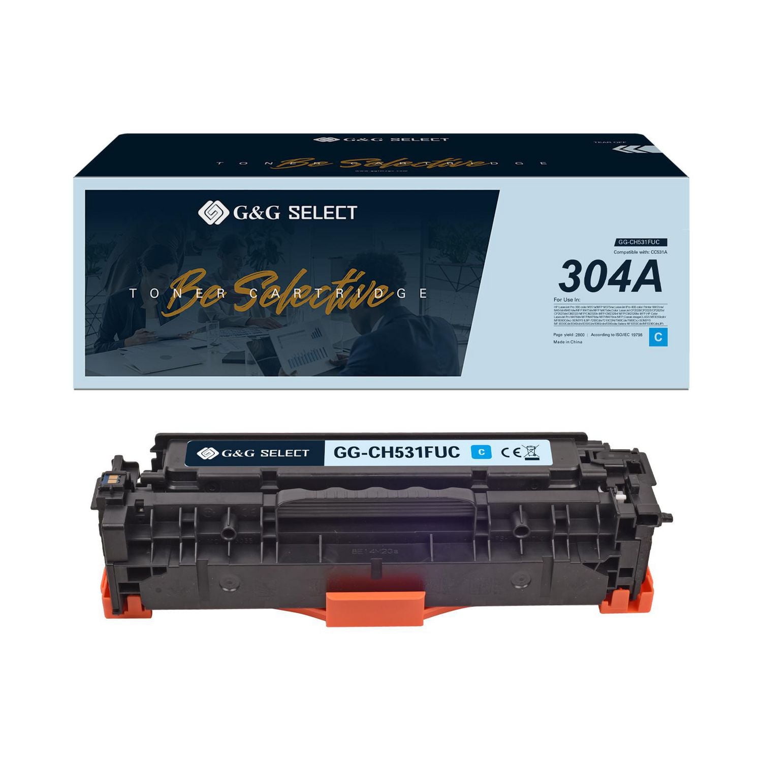 Click here for G & g Select Hp Cc531a Remanufactured Cyan Toner C... prices