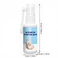 Pet Oral Care Spray for Dogs and Cats – Freshens Breath, Removes Tartar ...