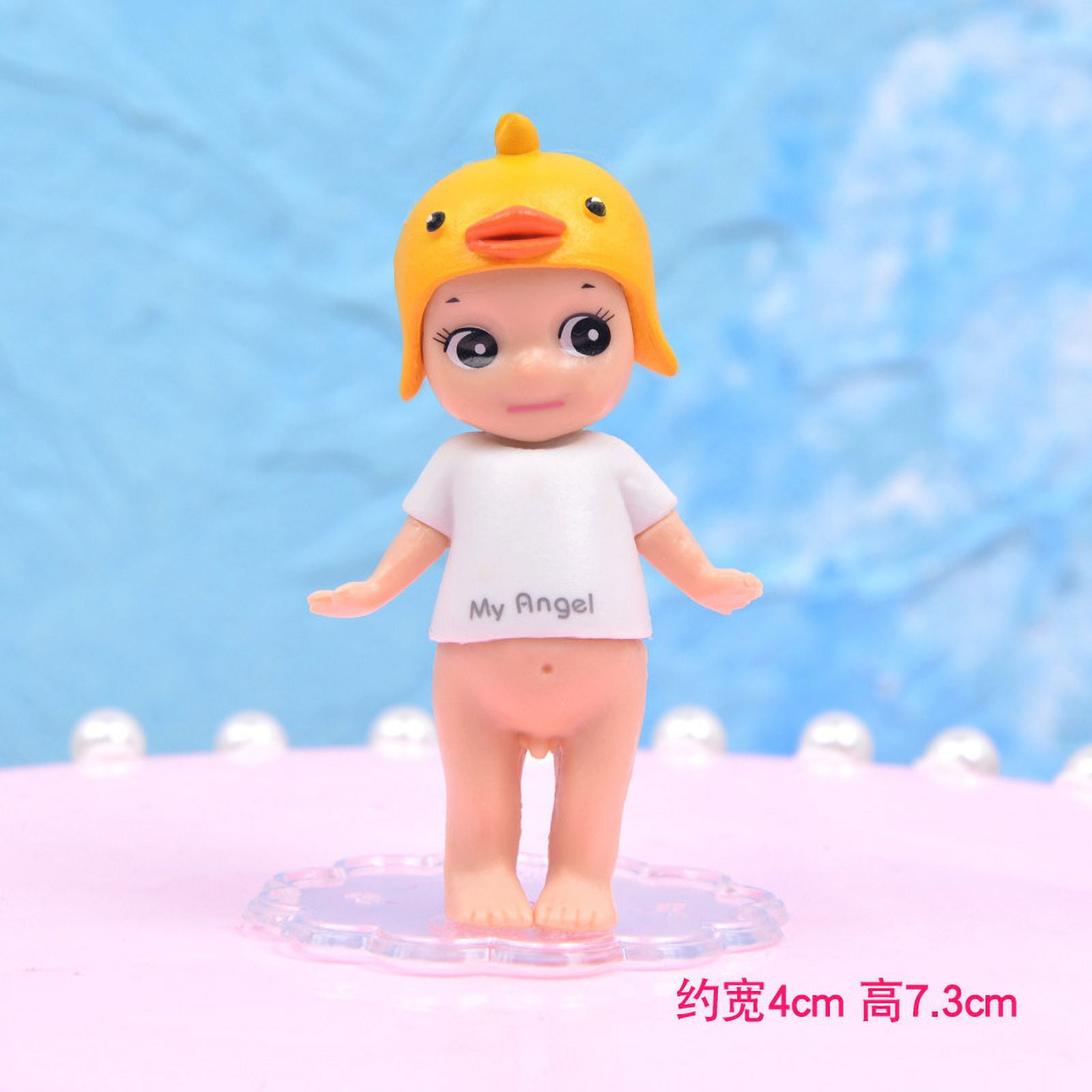 Figuras de anime de 8 cm, muñeco de ángel Sonny con orejas de conejo ...