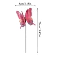 Double Layer Artificial Butterfly Stake,Rustic Potted Plant Garden ...