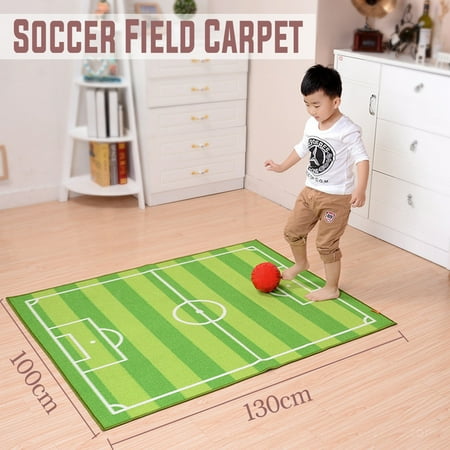 3.3*4.3ft Baby Kids Soccer Field Play Mat Pad Foldable Anti-Slip ...