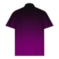 AnuYalue Mens Shirts Big and Tall Gradient Color Tshirt Fashion Button ...