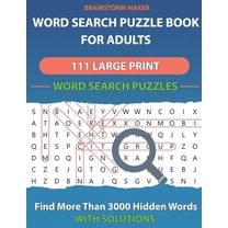 Word Search Puzzles for Adults: 200 Puzzles (Paperback) - Walmart.com