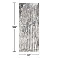 Silver Foil Door Curtain, each - Walmart.com