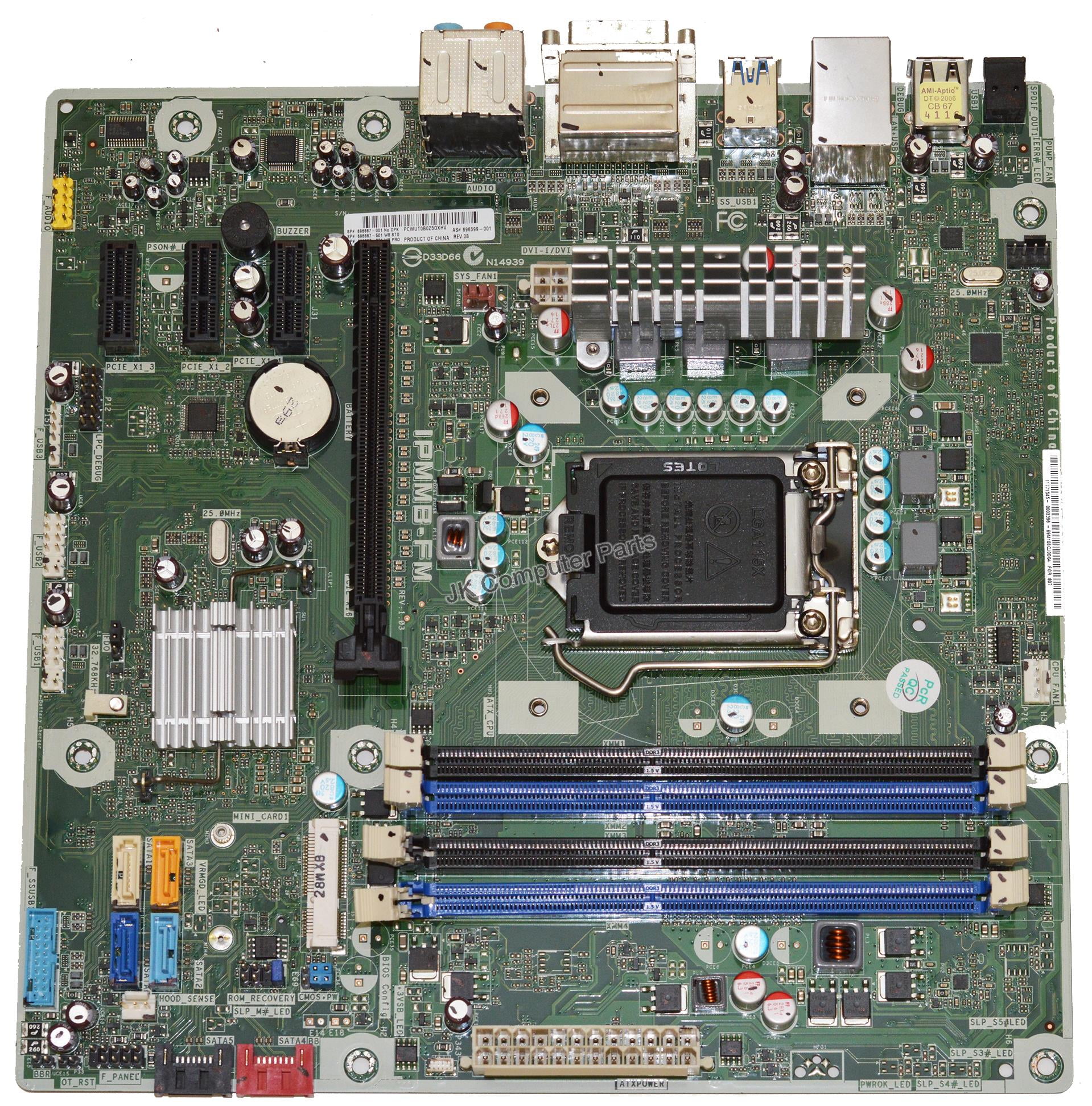 HP Formosa H9-1000 Intel Desktop Motherboard s115X 696399-001 - Walmart.com