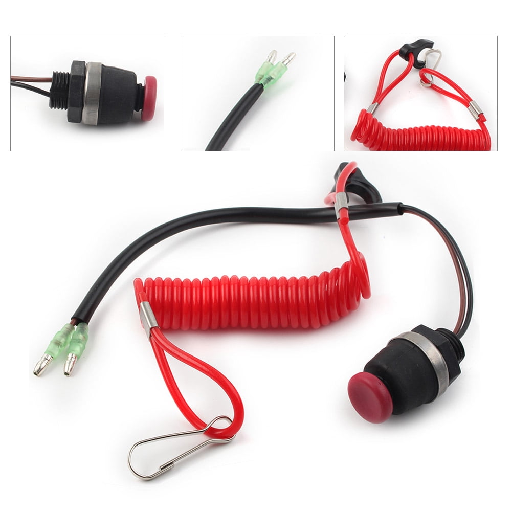 BFY Boat Kill Switch Tether Cord Lanyard For Marine Mercury Tohatsu ...