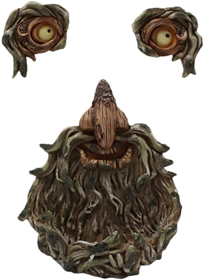 Old Man Tree Hugger Glow in The Dark Yard Tree Face Statues Decoration ...