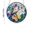 Acrylic Layered Puzzle Suncatcher Window Hanging Forest Landscape Deer ...