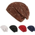 Windfall Women Lace Slouchy Beanie Hip-Hop Soft Lightweight Running ...