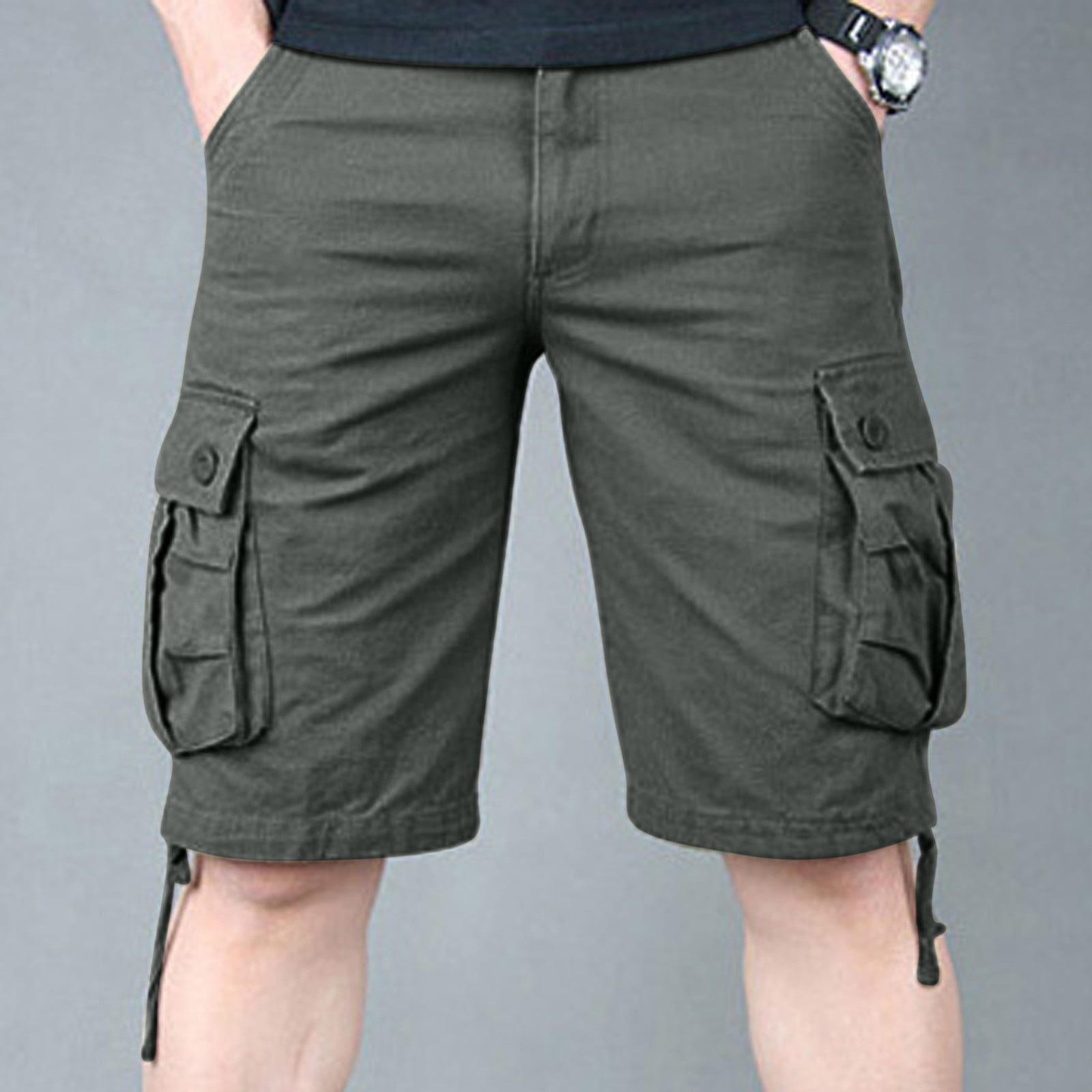 Experience Superior Comfort with Jerdar Men's Solid Color Summer Shorts ...
