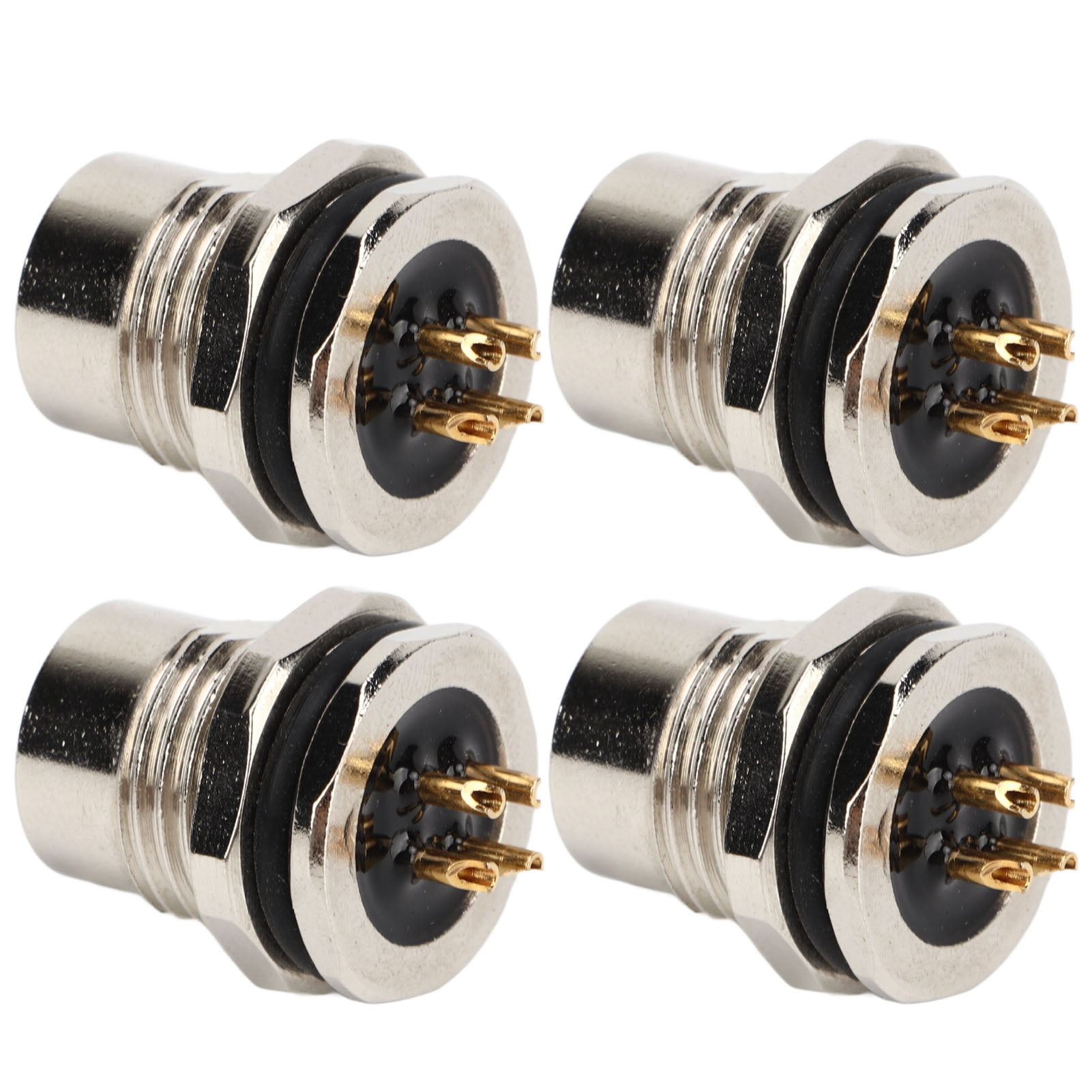 Conector de chasis hembra tipo D M12 de 4 núcleos resistente a los ...
