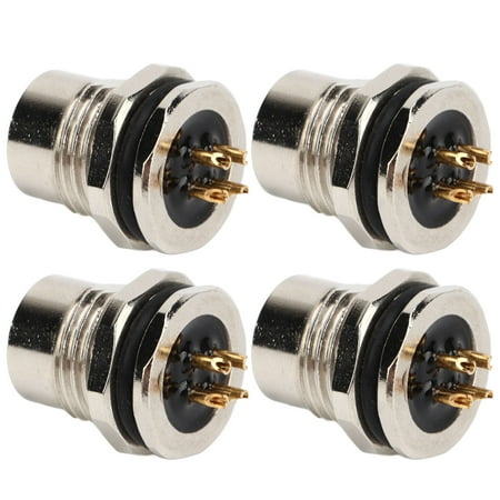 D Type Female Mount Chassis Socket, Versatile M12 D Type Female Chassis ...