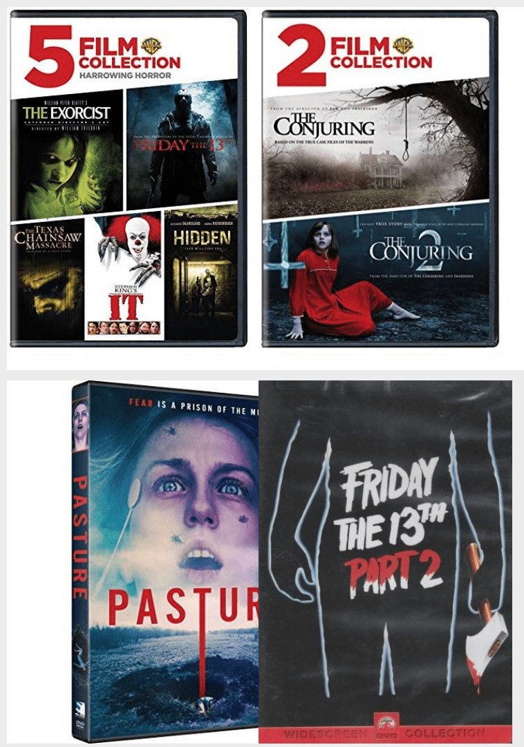 Horror 4 Pack DVD Bundle: 5 Movies: Harrowing Horror Collection, 2 ...