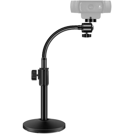 Webcam Stand, Upgraded Flexible Desktop Stand Gooseneck Stands Holder ...