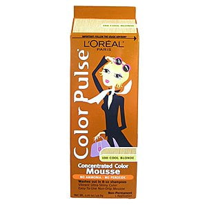 LOREAL Paris Color Pulse Concentrated Color Mousse, COOL BLONDE ...