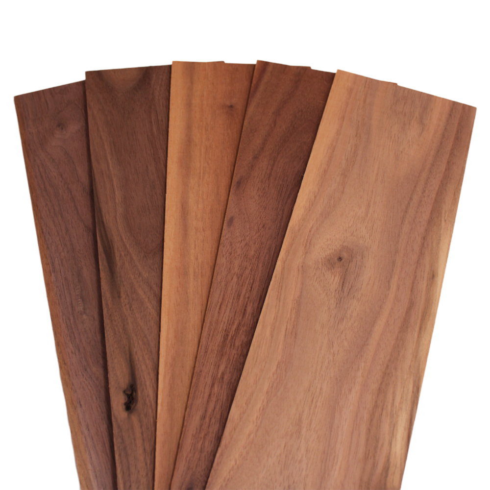 Natural Black Walnut Thin Sawn Lumber Board Blanks 10PCS 1 8 X 4