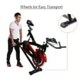 Ultra-quiet Stationary Exercise Bike Indoor Cycling Trainer for Gym ...