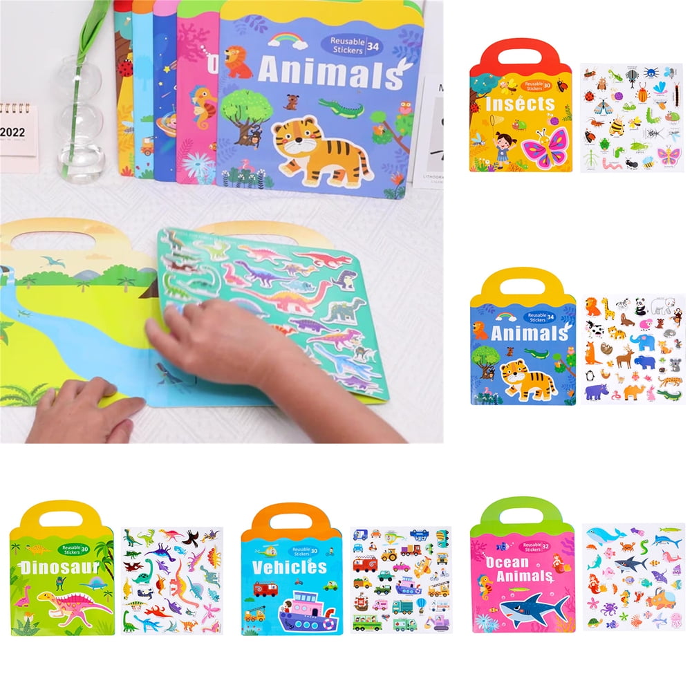 zhaomeidaxi Magnetic Puzzles for Kids, Portable Animal World Puzzles ...
