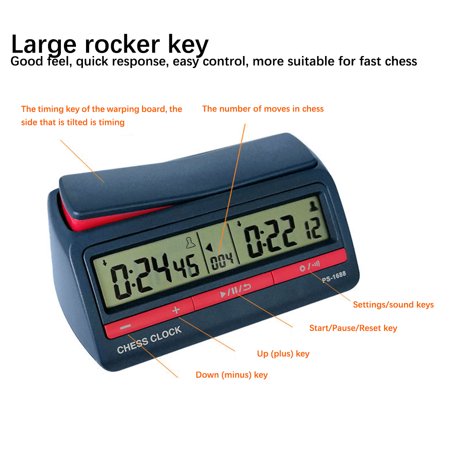 Digital Timer Stopwatch Count Clock Professional Portable Stopwatch ...