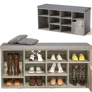 Fashionable Rolling Shoe Rack with Fabric Cubbies - Polka Dot - Walmart.com