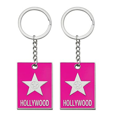 Set of 12 Los Angeles Hollywood Souvenir Keychain, I Heart LA Keychain ...