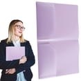 2 Pocket Folders,Heavy Duty Plastic File Folders with Double Pockets ...