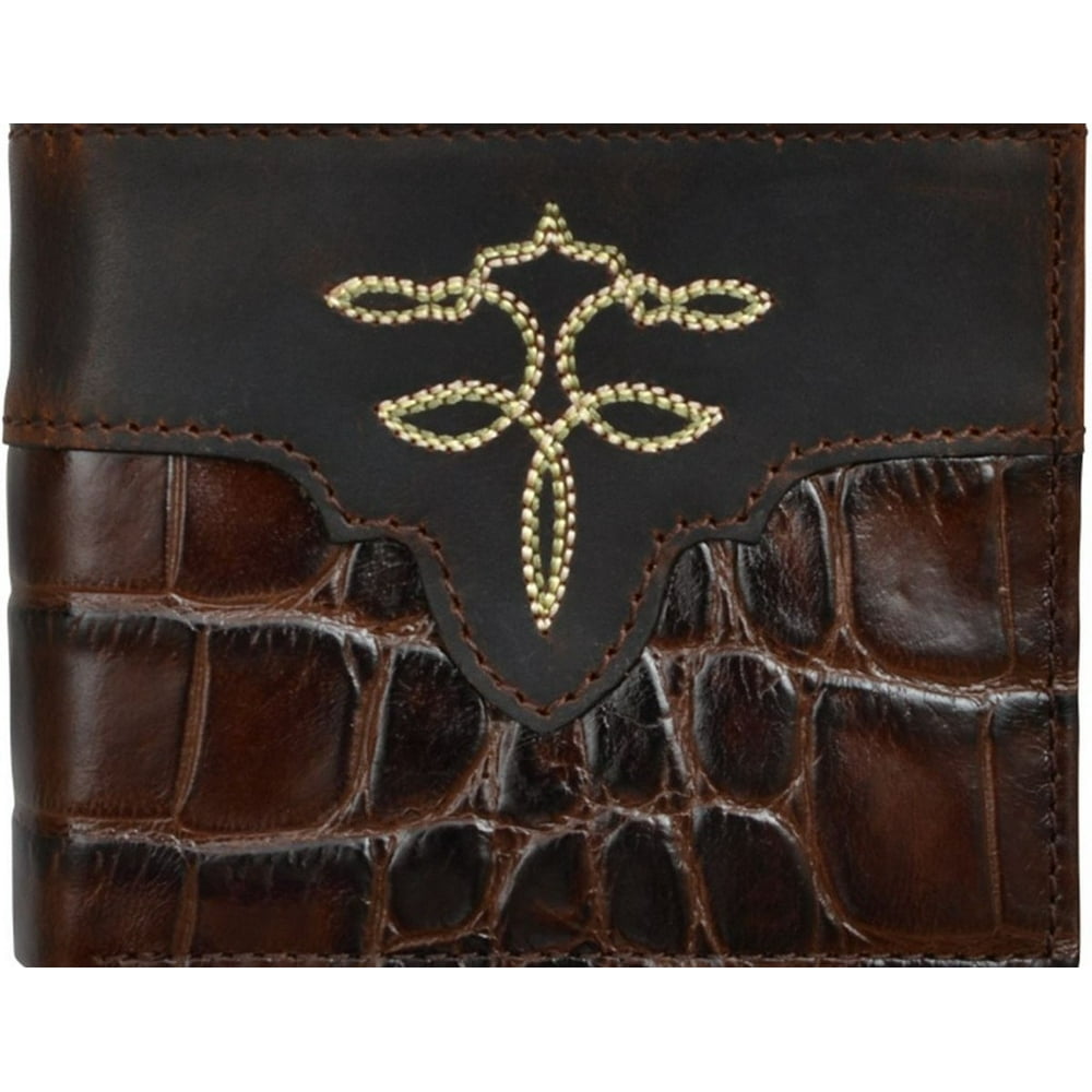 Tony Lama Boots - Tony Lama Western Wallet Mens Leather Bifold Toe Bug ...