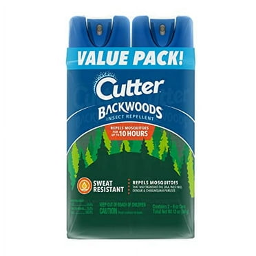Cutter Backwoods Aerosol Insect Repellent, 6 oz Each - Walmart.com